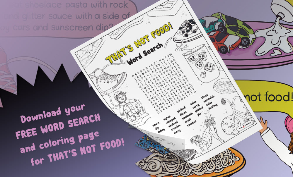 Download FREE — Word Search for That's Not Food – Three Plus One Publishing